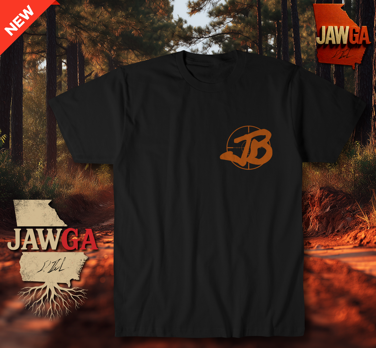 JAWGA Boyz Throwback classic JB Logo T Shirt| Jawga